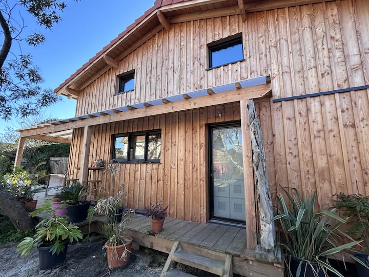 Cabane Bois Cosy à 2 Pas De Tout à Pied - Lacanau