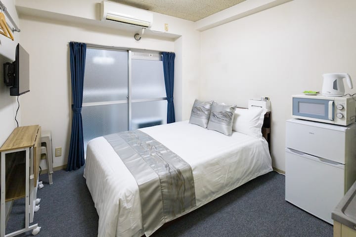 【コーポラス十日市#502】広島平和記念公園まで徒歩5分。観光、ビジネスに最適な好立地！洗濯機有り - 廣島市