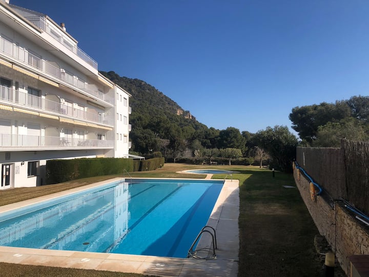 Joli Appart.4 Pers. Aiguablava, Piscine Parking - Begur