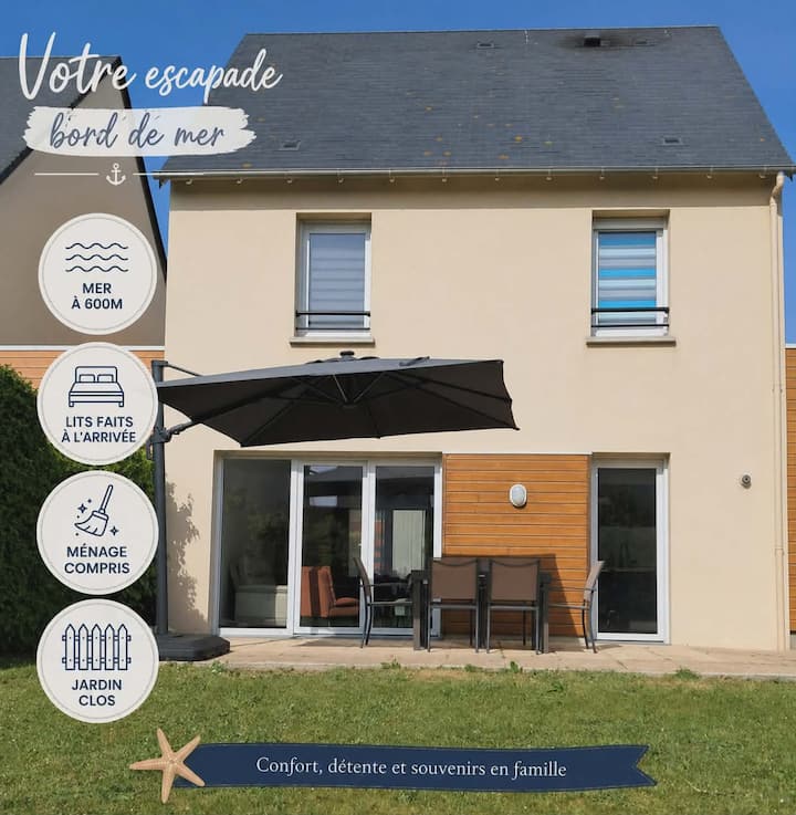Maison De Bord De Plage 3 Chambres Et Jardin - Bernières-sur-Mer