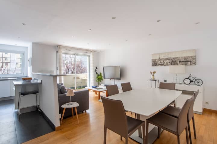 Séjour Familial Près De Bercy 2 + Balcon & Parking - Gentilly