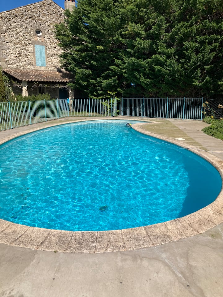 Maison Provençale Avec Piscine Et Vue - Grignan