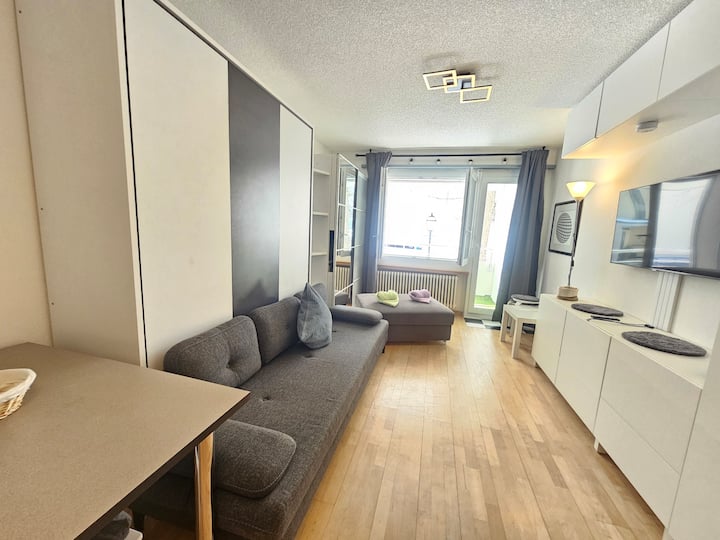 Studio Balcon Au Centre à 2pas Clinique Et Thermes - Loèche-les-Bains