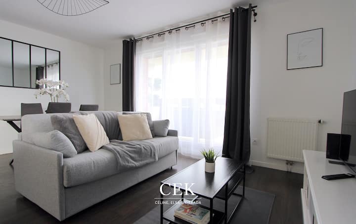 Greenview ~ 6 Pers, Disneyland & Val D’europe - Bailly-Romainvilliers