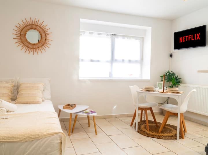 Cosy Studio • Gare 5min • Centre • Netflix - Reims