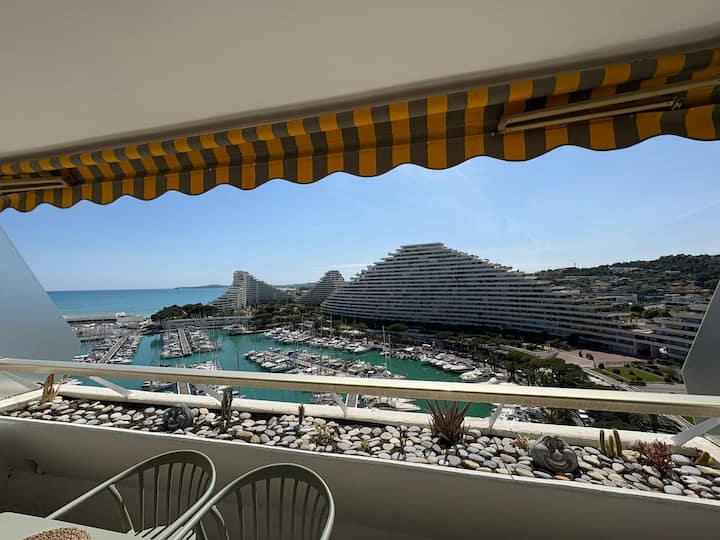 Marina Baie Des Anges - Superbe T2 Vue Mer Et Port - Villeneuve-Loubet