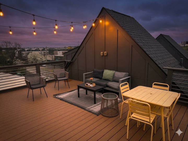 Rooftop Skyline View-close To Broadway-sleeps 8 - Nashville