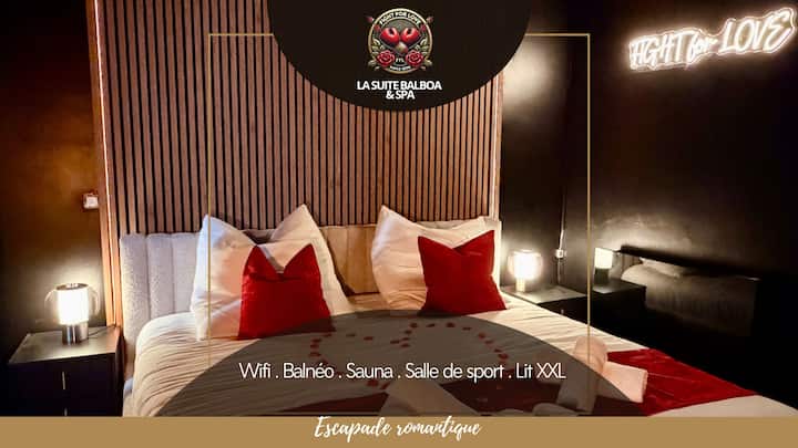 Suite Balboa & Spa – Sauna, Balnéo & Gym Privée - Beauvais