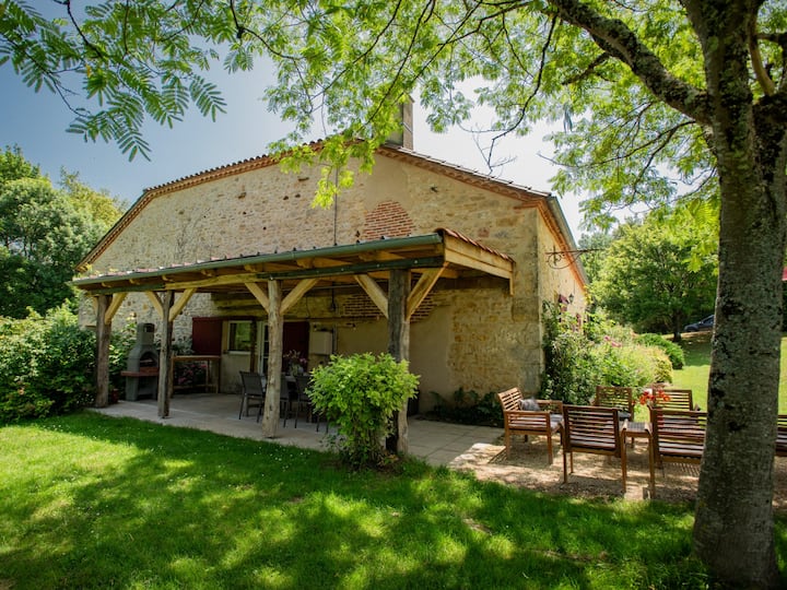 La Ferme, Privé Zwembad & Terras | 2-8 Gasten - Fumel