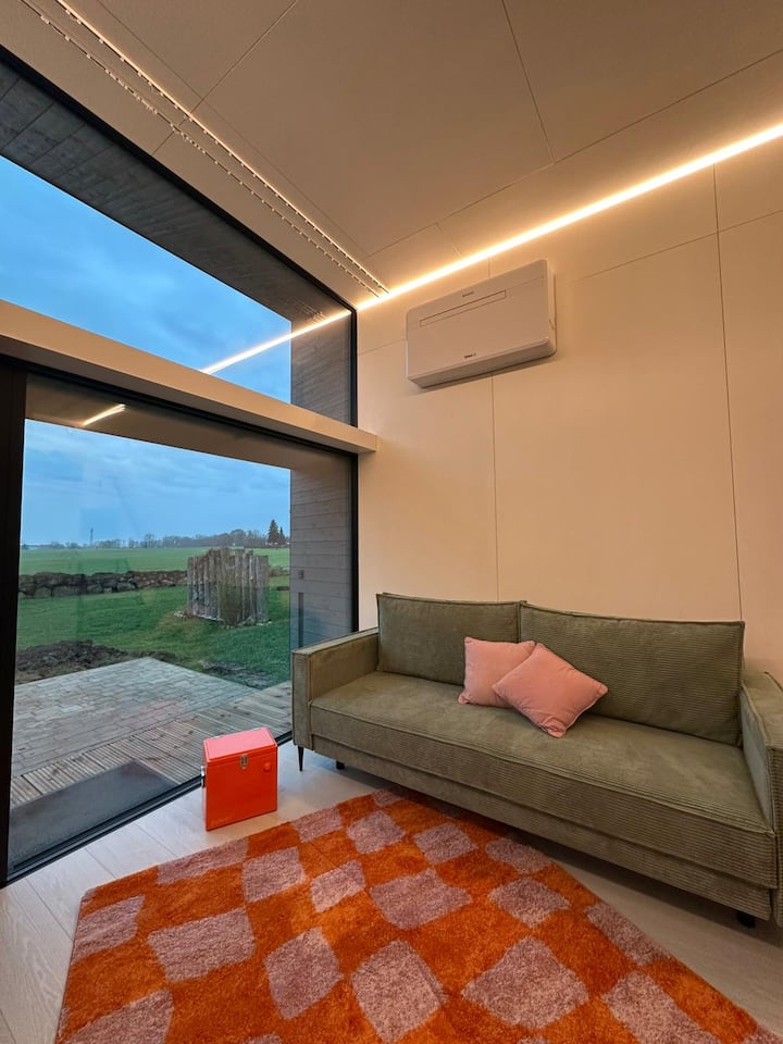 My Tiny House Im Grünen Mit Terrasse & Sauna - Mecklenburgische Seenplatte