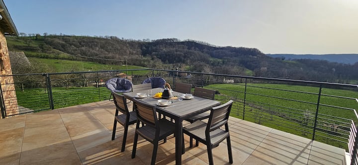 Le Séchoir D'hélène - Maison Rénovée Et Cosy - Aveyron