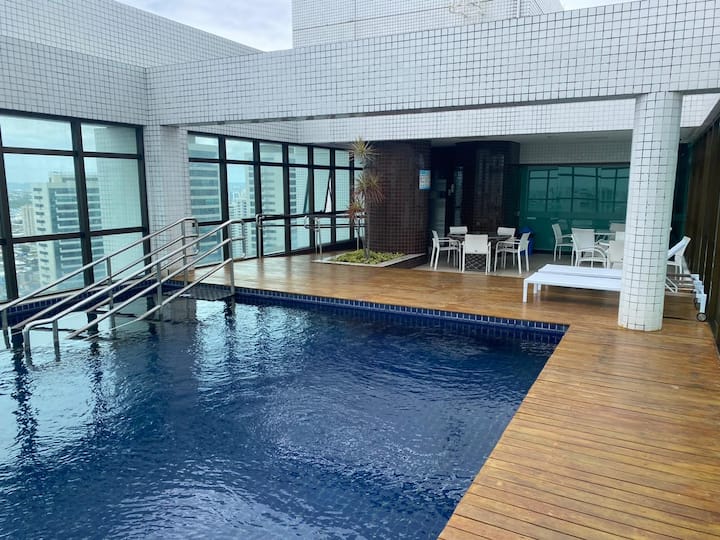Excelente Flat No Beach Class Boa Viagem - Recife