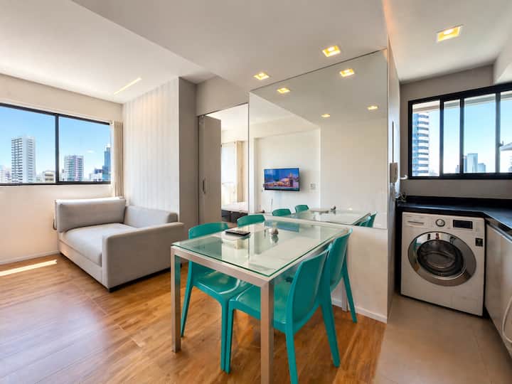 Apartamento Quarto E Sala No Coração De Boa Viagem - Boa Viagem