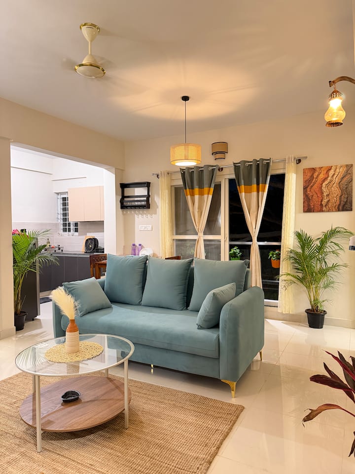Zen Haven | Calm & Cozy 2bhk Hsr - Bengaluru