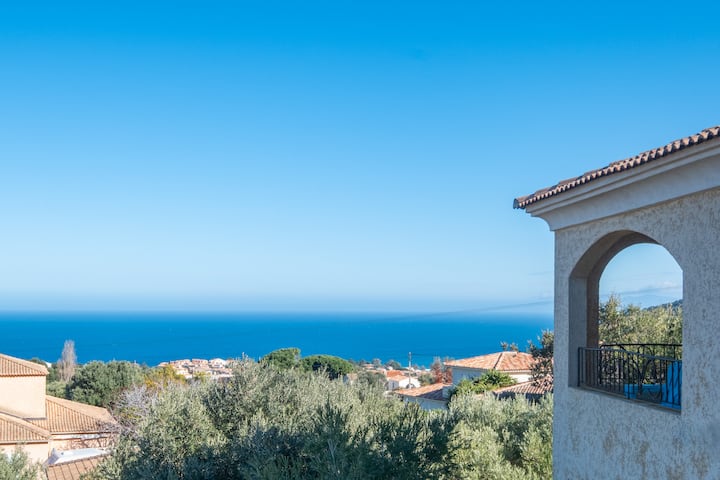 Appartement Vue Mer Avec Piscine Privative - L'Île-Rousse