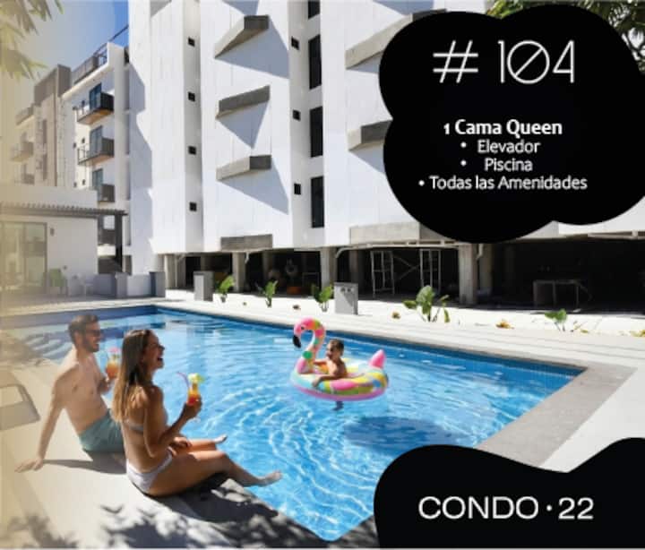 Condo 22 /104 / Comfy Loft For 2 W/ Pool - Mazatlán