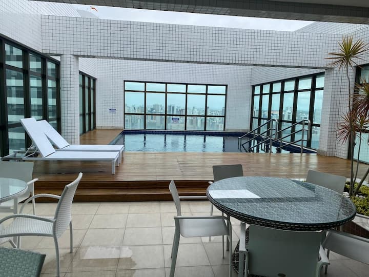 Flat Excelente No Beach Class Boa Viagem - Recife