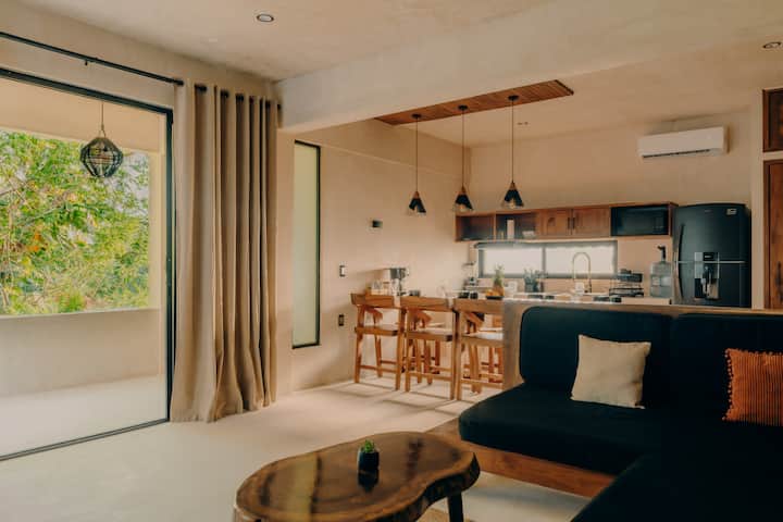 2 King Bed Selva Chic | Walking 2 Min To Lagoon - Bacalar