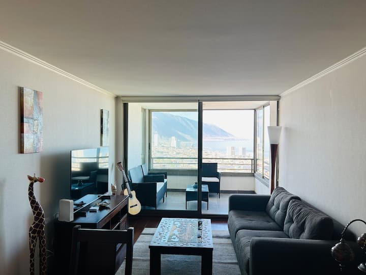 Dpto. De 3 Dorm-2 Baños C/ Piscina Y Vista Al Mar - Iquique