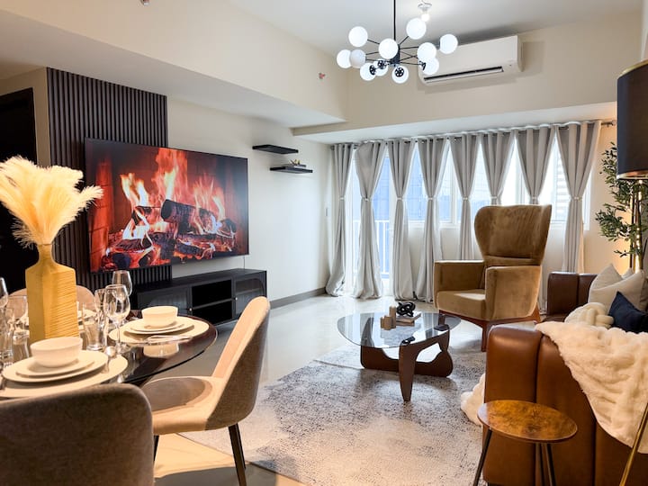 Modern 2br For Biggroups W 7 Beds Near Venice Mall - Taguig