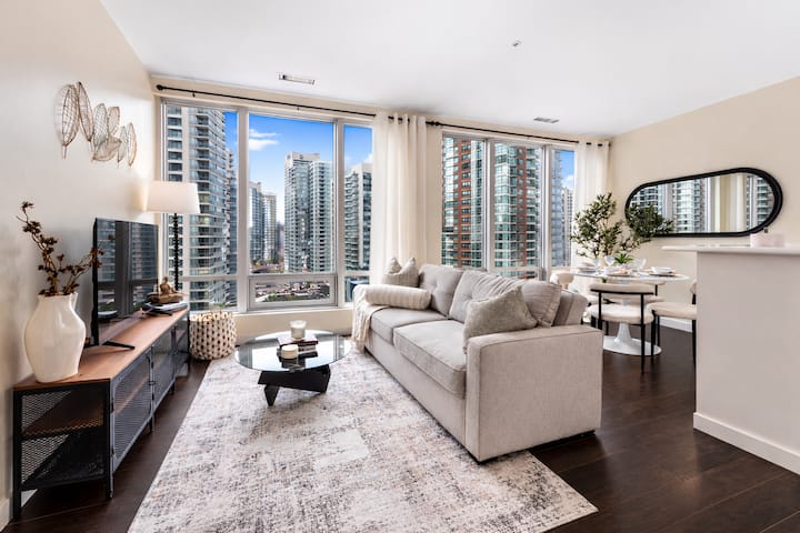 Stylish 1br W/sofa Bed | 4 Guests | Cozy & Central - Vancouver