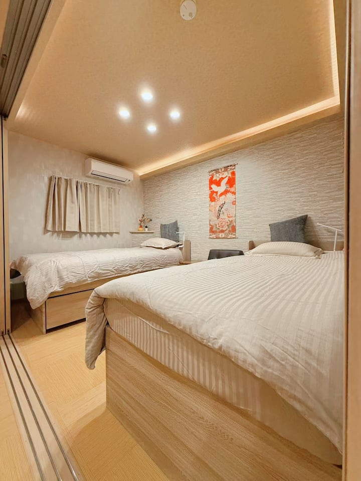 大阪难波附近｜3卧室日式民宿｜双厕所｜榻榻米客厅｜整套出租 - Japon