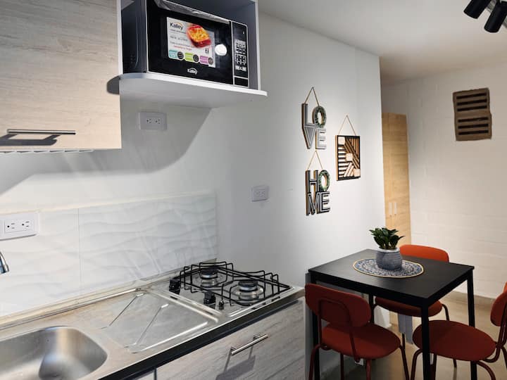 Cómodo Loft | Limonar | Diseño Cálido Moderno 102 - Cali