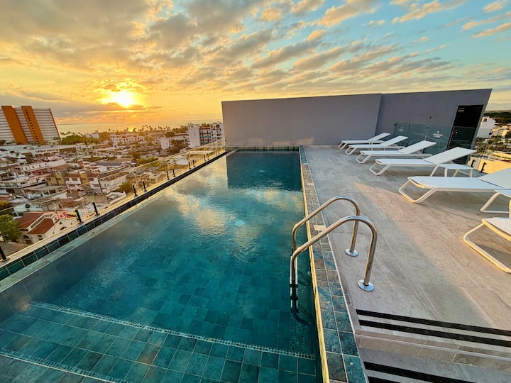 Departamento En Versalles, Ocean View Rooftop Pool - Mexico
