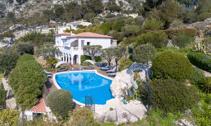 Seaview Villa In Cap Dail 5 Minutes From Monaco - Montecarlo, Mónaco