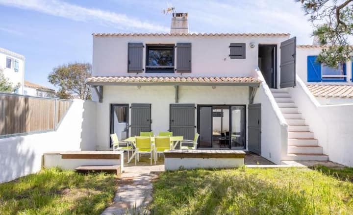 La Cabane à Coco à 150m Plage Des Sables D'or - Barbâtre