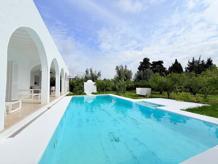 Villa Bianca - Belle Villa Avec Piscine à Hammamet - Hammamet