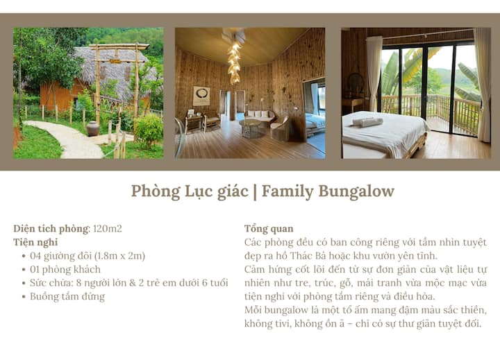 Phòng Lục Giác | Familly Bungalow - Vietnam