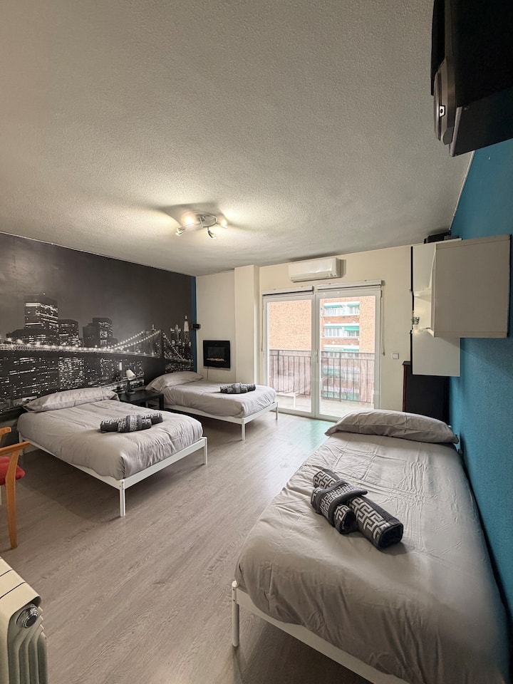 Alojamiento Corporativo Leganes 
3 Hab / 7 Pax - Getafe