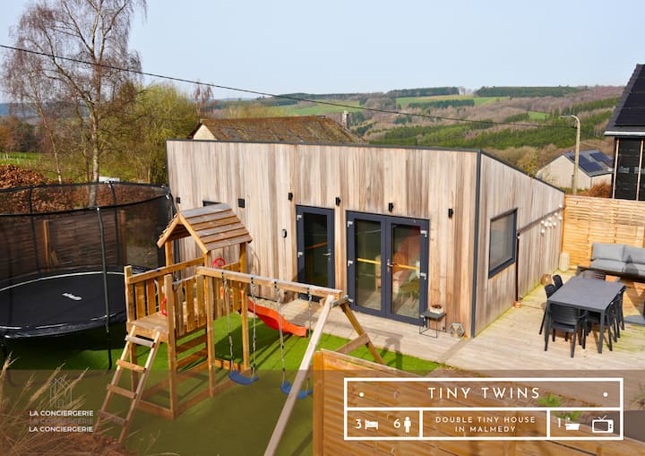 Tinytwins - Tinyhouse Pour 6 Personnes à Malmedy - Malmedy