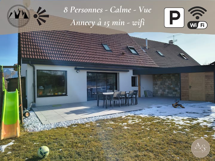 Les Hauts D'allonzier Calme Jardin Vue - Cruseilles