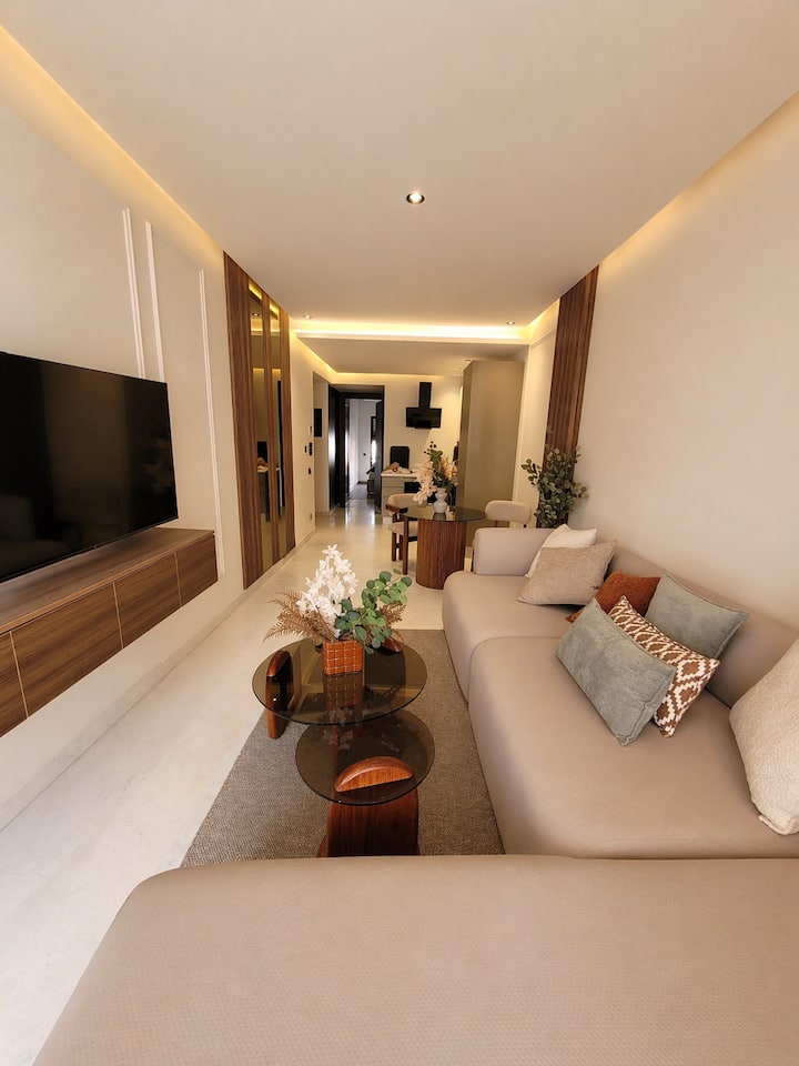 Cozy Designer Apartment With Balcony - City Center - 카사블랑카