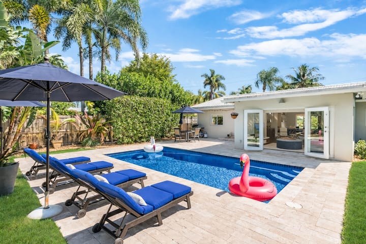 Palmora House • Heated Pool • 3br • 2mi To Beach - Fort Lauderdale, FL