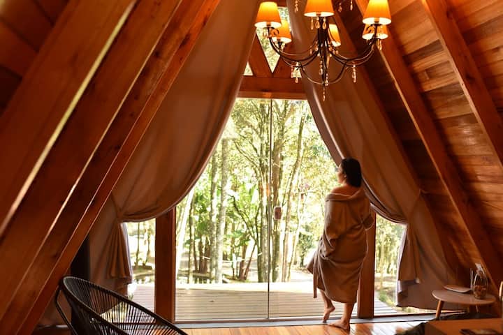 Cabana Com Hidro Em Meio A Vinhedos - Bento Gonçalves