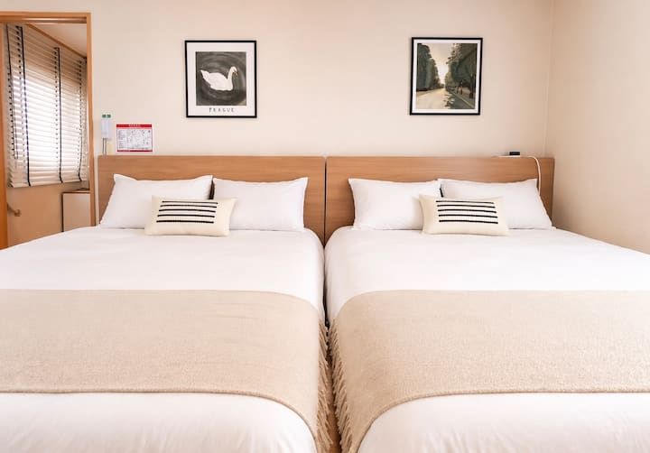 Family Loft 4 Queen Beds 1 Stop To Hongdae - Aéroport de Seoul Gimpo (GMP)