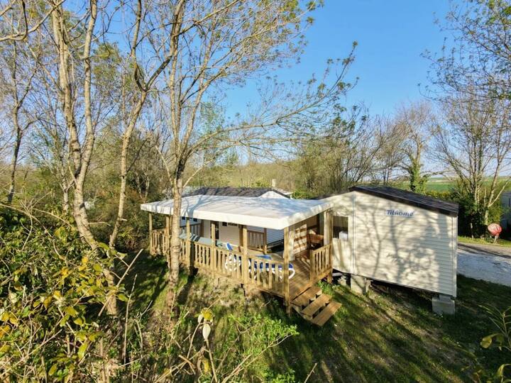 Zecamping 3* Mobil Home 33m² Piscine - Talmont-sur-Gironde