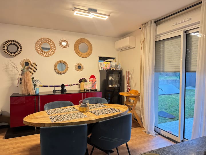 Maison Jardin Cosy Proche Frontière Sur 2 Niveaux - Blotzheim