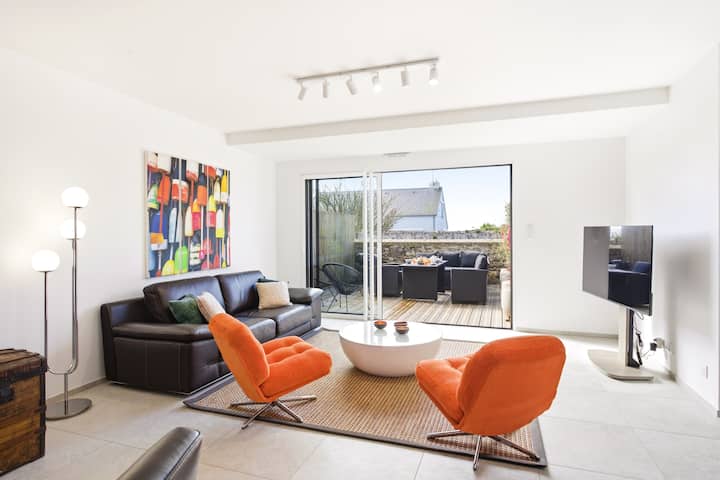 New Ô Gite De La Mer - Vue Mer - Poêle - Spacieux - Barfleur