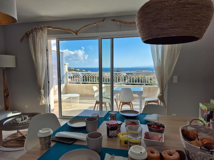 Apartment Mit Meerblick & Terrasse – ÎLe-rousse - L'Île-Rousse