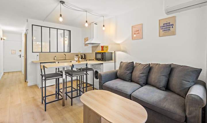Appartement 2 Pièces Rénové Avec Piscine 4 Pers - Antibes