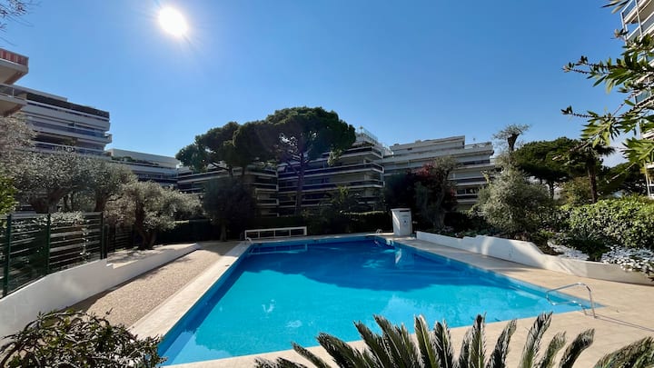 Appartement 2 Pièces Rénové Avec Piscine – 4 Pers - Antibes