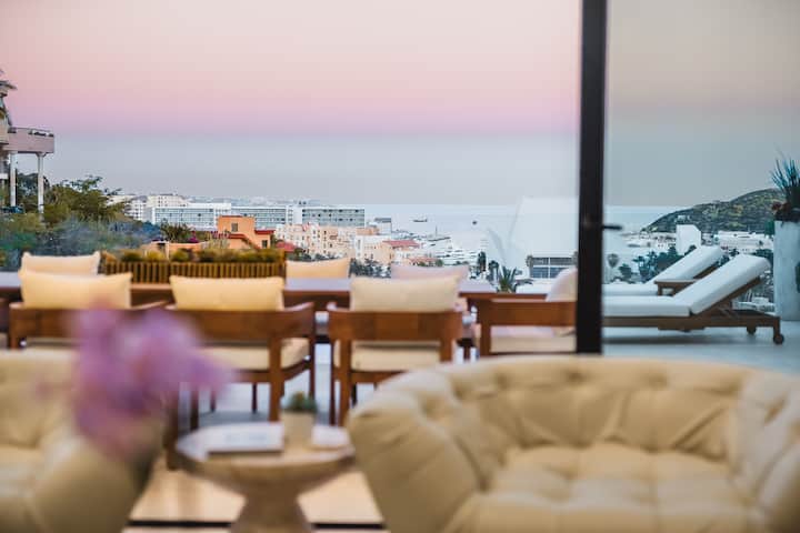 New Luxury Villa With Ocean, Mountain & City Views - Cabo San Lucas