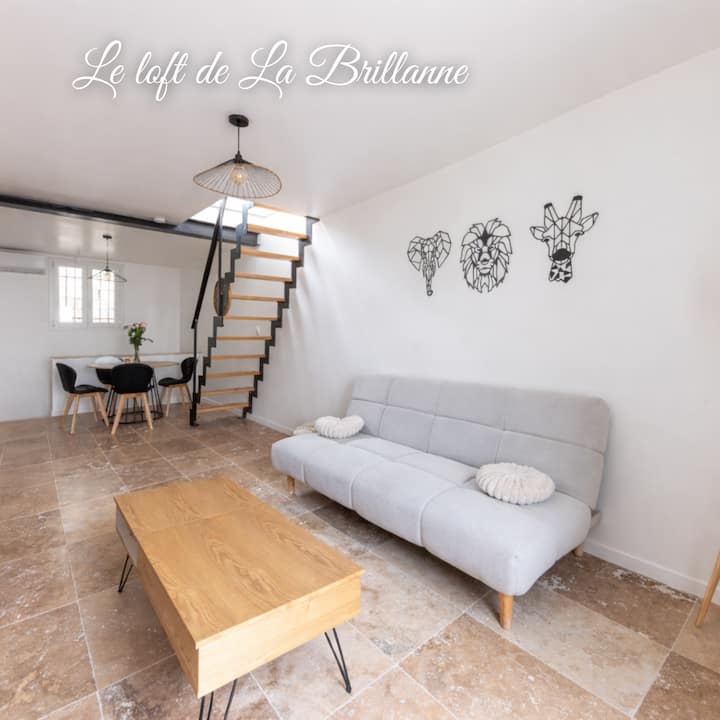 Loft Cosy Avec Terrasse & Clim – La Brillanne - Oraison