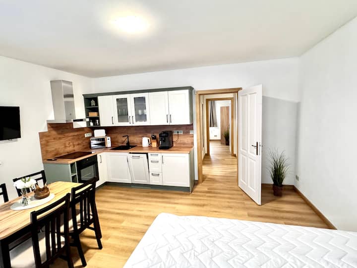 Villa Harmony - Apartmán Queen V Přízemí 2 Ložnice - Český Krumlov