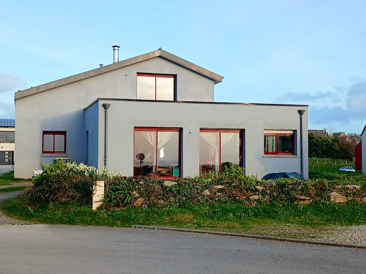 Maison Vue Mer, à Quelques Pas De La Plage - Porspoder