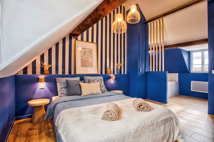 L’escale Bleue – Cosy & Balnéo, Village & Mer - Dives-sur-Mer